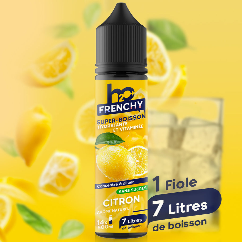 Frenchy - La boisson sans sucres qui aromatise et booste ton eau – h2o+